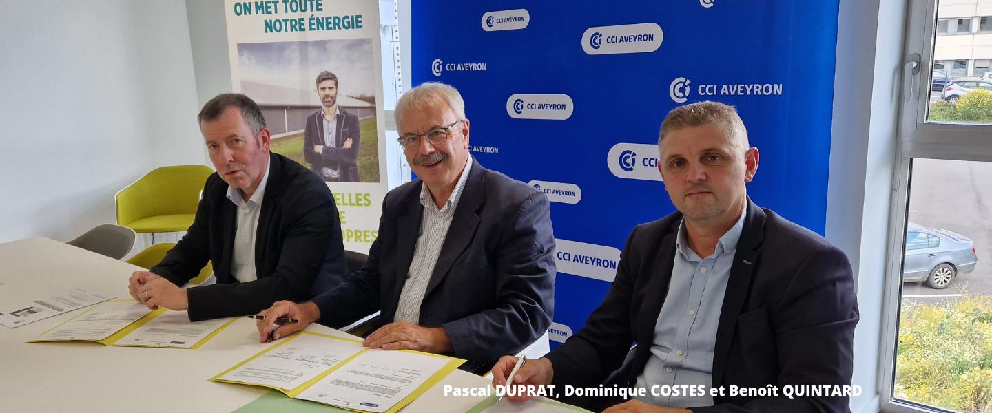 PARTENARIAT - Signature de deux conventions CCI AVEYRON / CREDIT ...